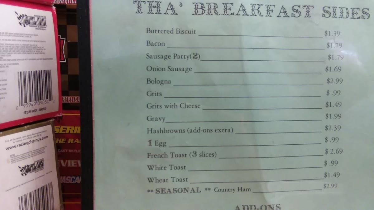 Menu at Tha' Store At Gilbert restaurant, Gilbert