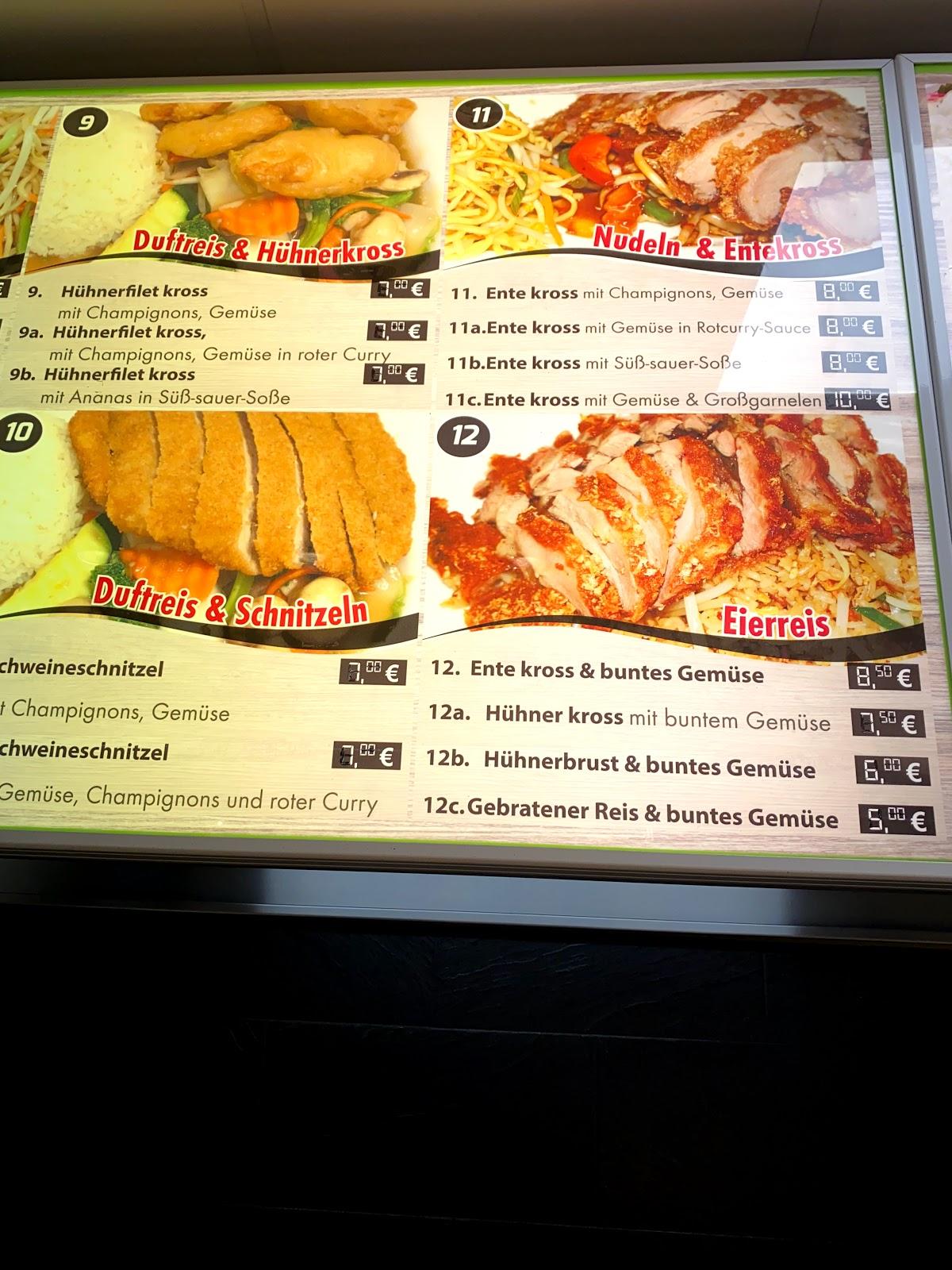 Speisekarte von Asia-Snack restaurant, Bad Freienwalde (Oder)