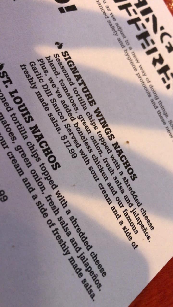 Menu at St. Louis Bar & Grill, Dieppe, 500 Rue Kennedy