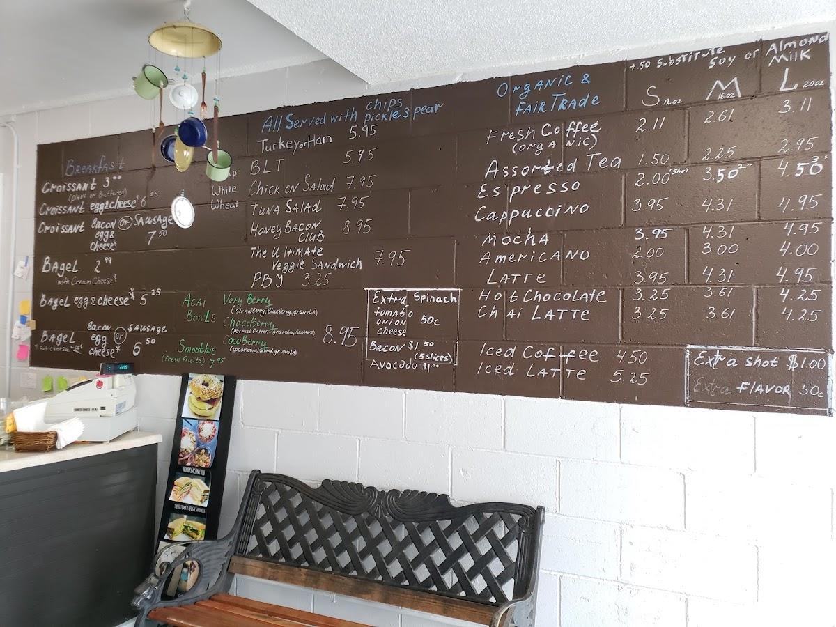 Menu at Talbot St.Cafe, Ocean City