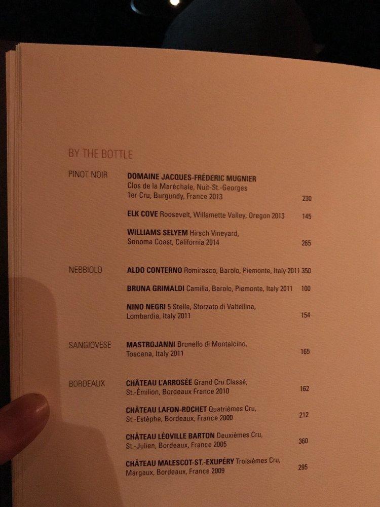 Menu at Himitsu restaurant, Atlanta, 3050 Peachtree Rd