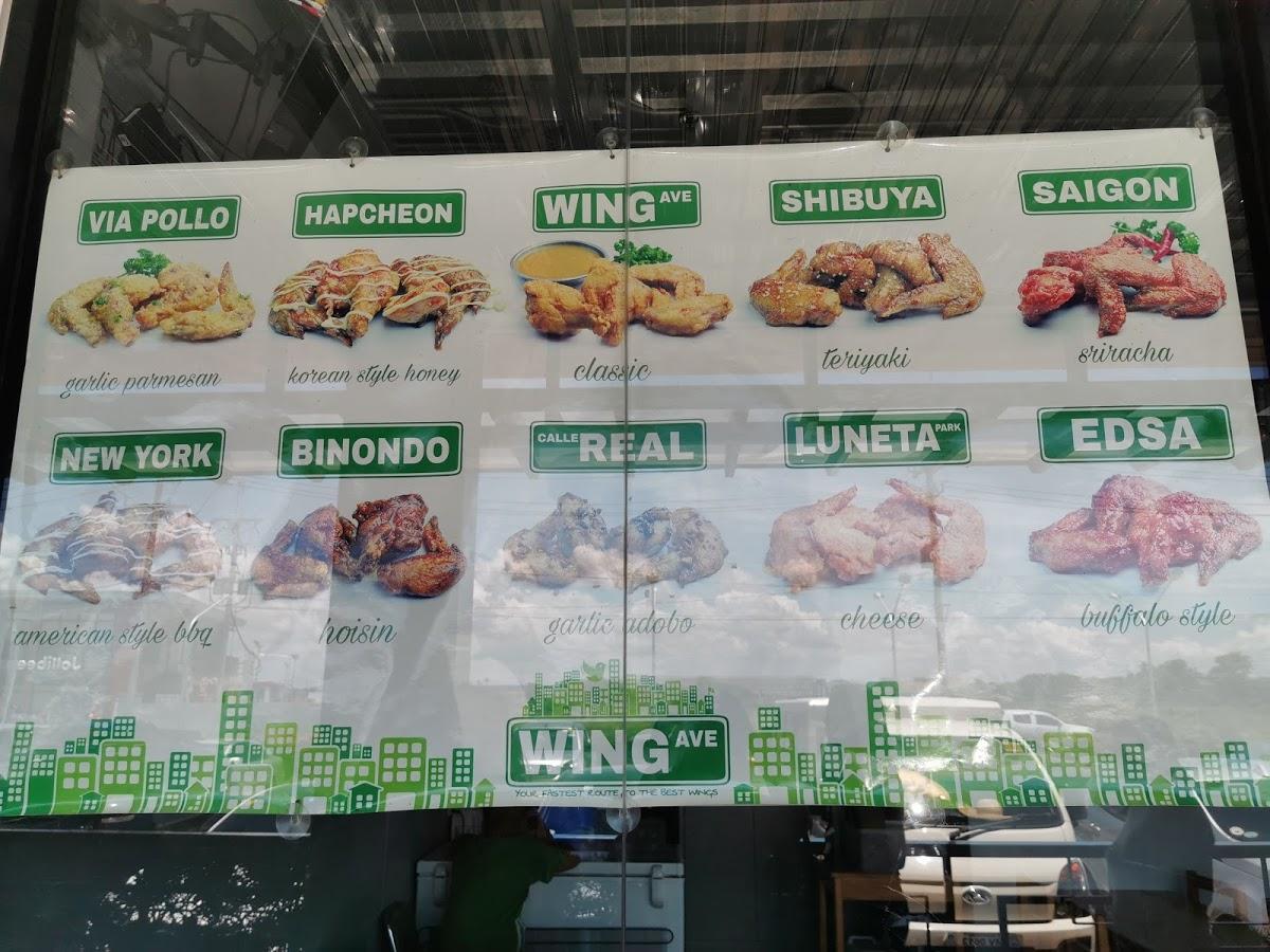 Menu at Wing Ave - Lancaster restaurant, Imus