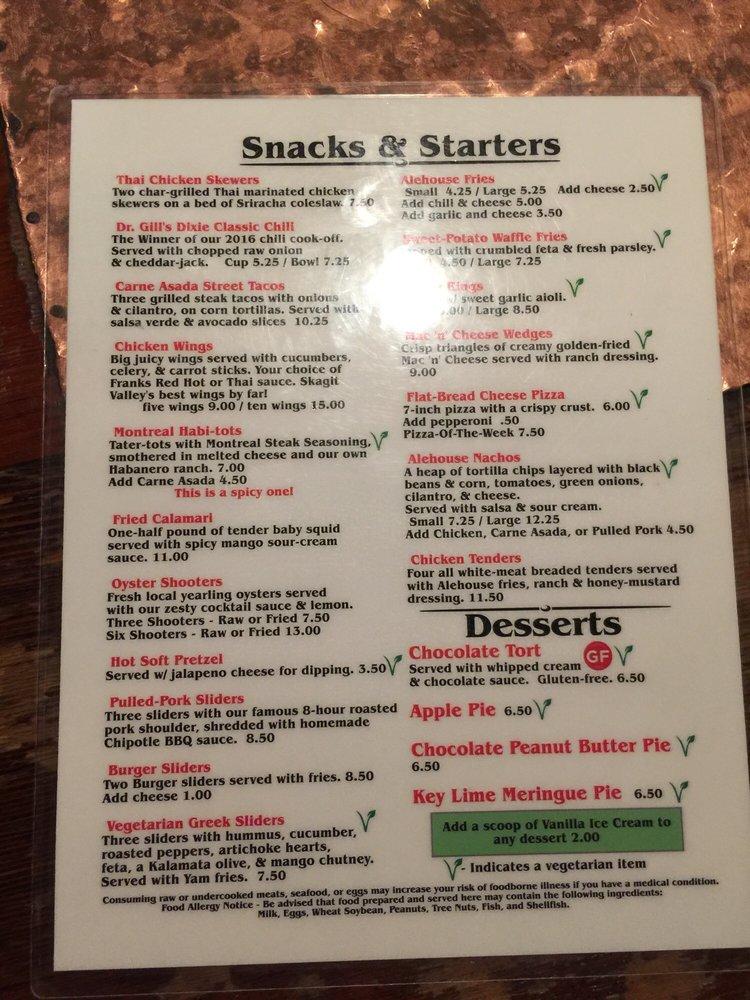 Menu at Brown Lantern pub & bar, Anacortes