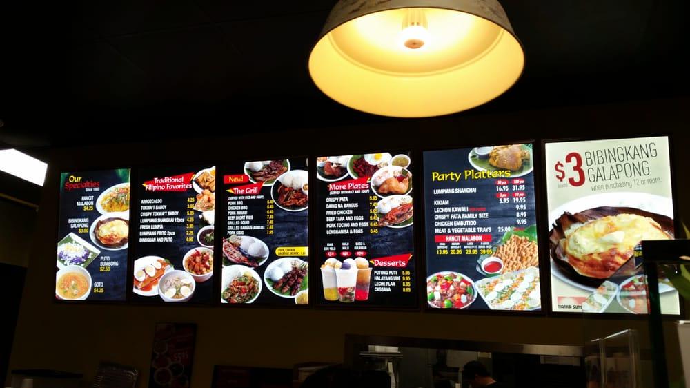 Menu at Manila Sunset Restaurant - West Covina, West Covina