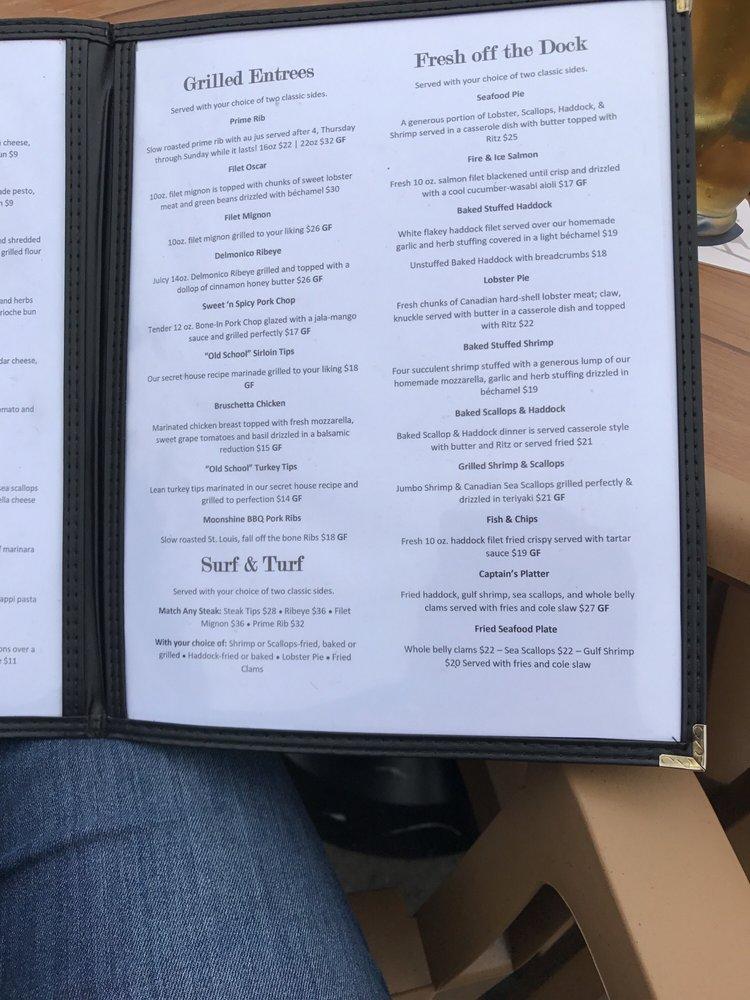 Menu at Old School Bar & Grill, Windham