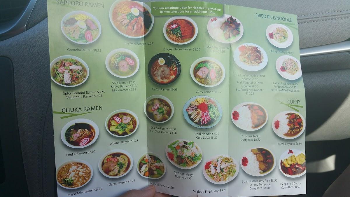 Menu at Ramen Ya Pearl City restaurant, Pearl City, Kuala St