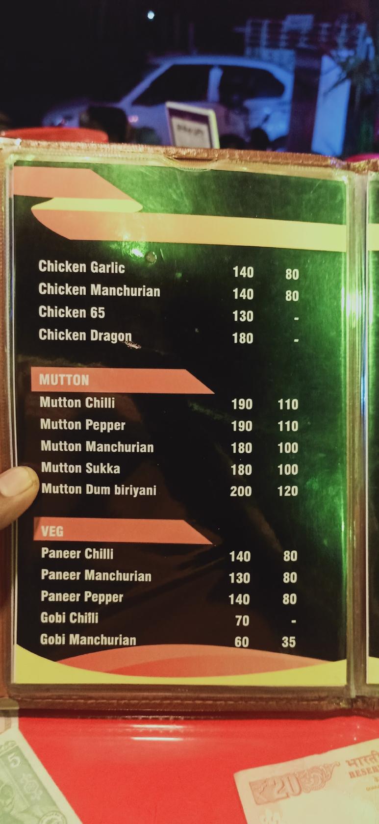 Menu at Hot 'N' Spice, Malpe
