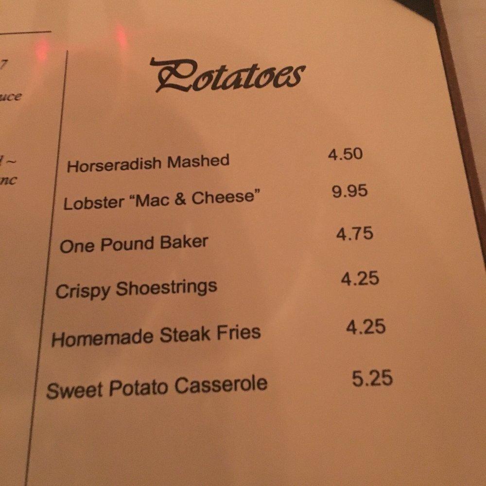 Menu at Hudson House River Inn pub & bar, Cold Spring