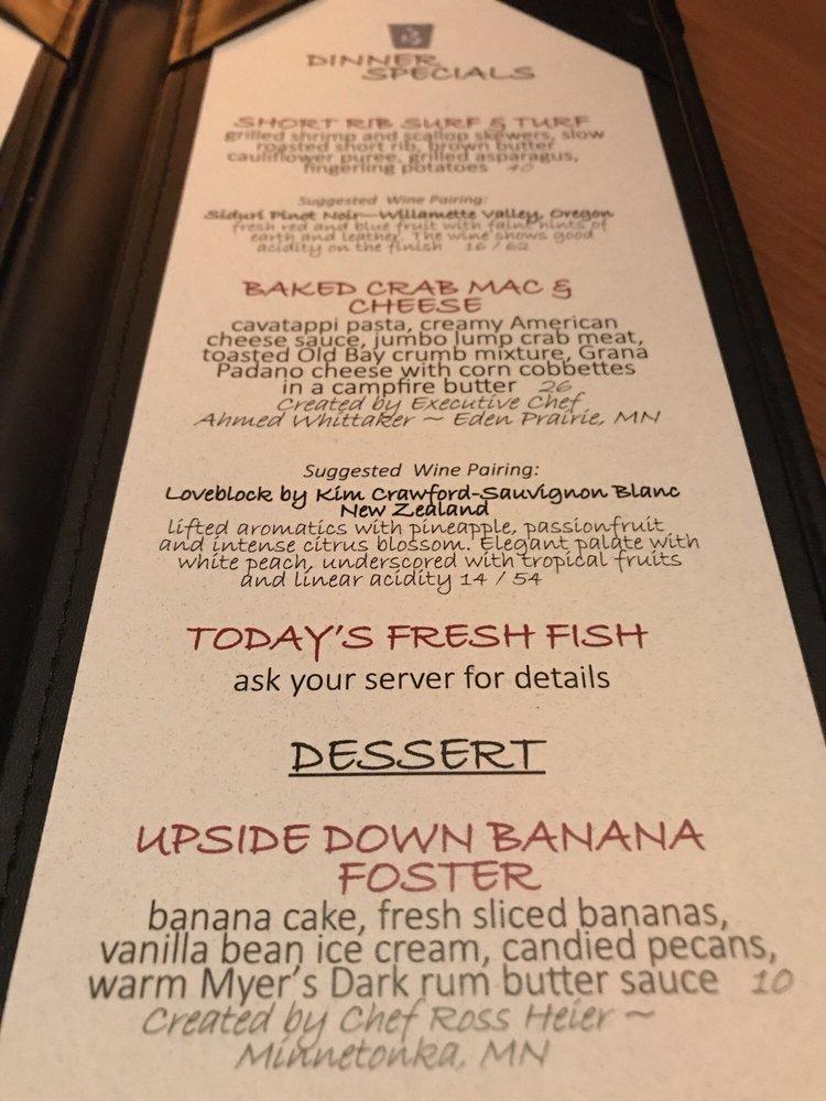 Menu at Redstone American Grill pub & bar, Bridgewater, 400 Commons Way ...