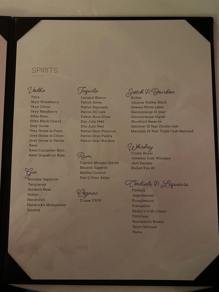 Menu at The Eleanor pub & bar, Oklahoma City