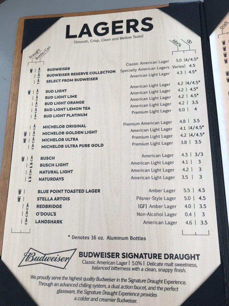 Menu at Biergarten pub & bar, St. Louis