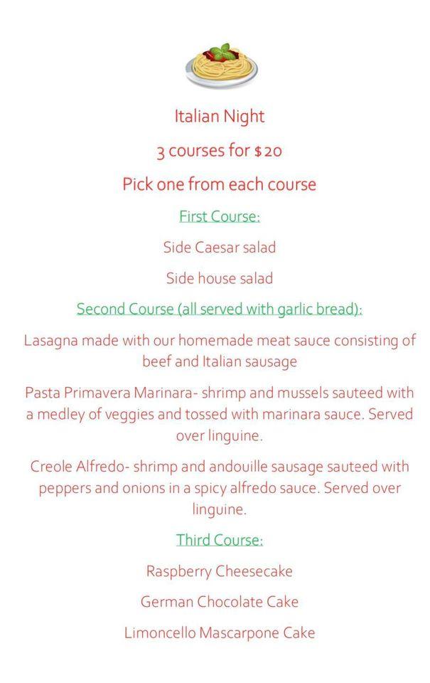 Menu at Harborside Bar & Grill, Ocean City