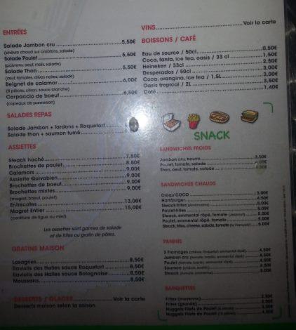 Menu au Coco Pizza pizzeria, Frontignan
