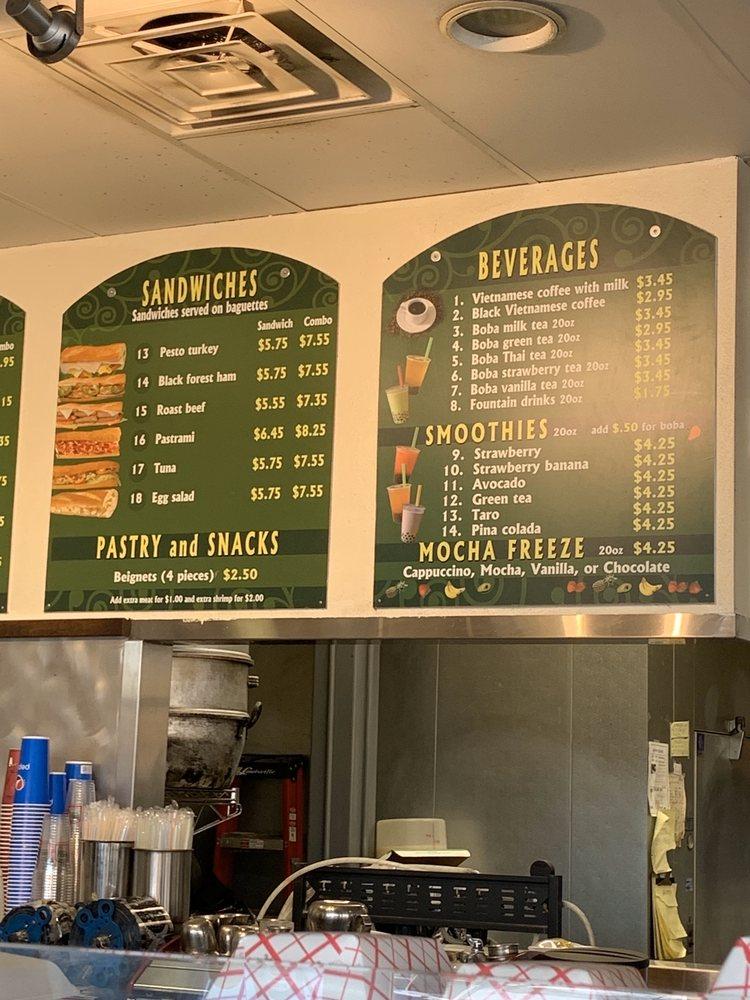 Menu at Baguette Deli restaurant, Boise, 5204 Franklin Rd