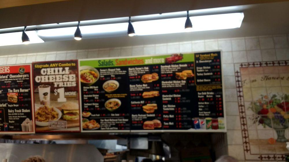 Menu at Farmer Boys restaurant, Corona, E 6th St