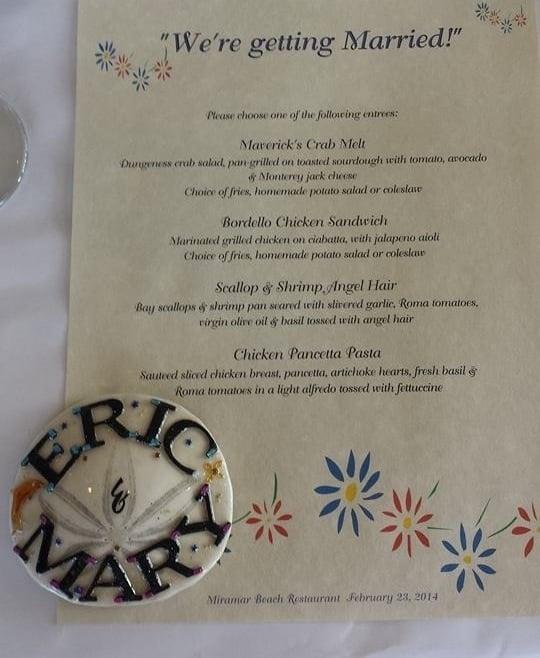 Carta de Miramar Beach Restaurant, Half Moon Bay