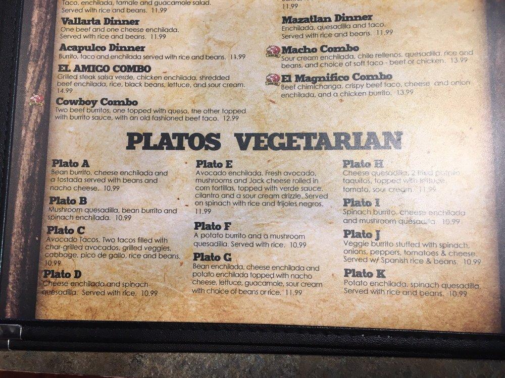 Menu at Senor Fox Mexican Restaurant, Virginia Beach, Nimmo Pkwy