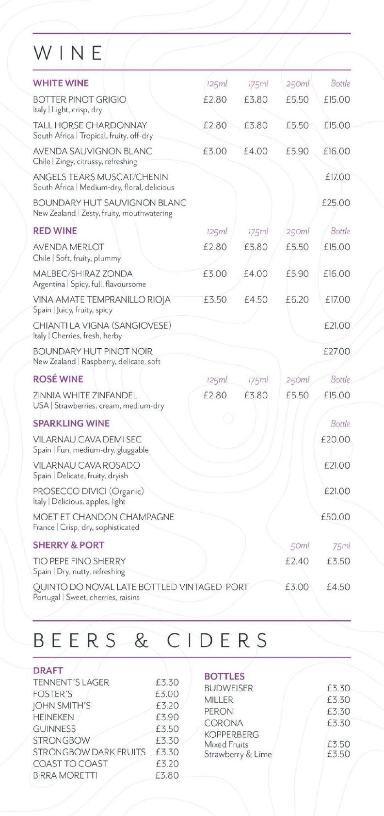 Menu at The Lorne Dunoon pub & bar, Dunoon