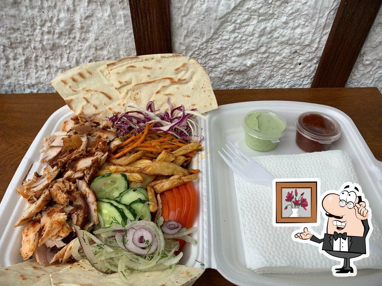 Shawarma in the pit fast food, Moscow, Sumskaya Street - Restaurant ...