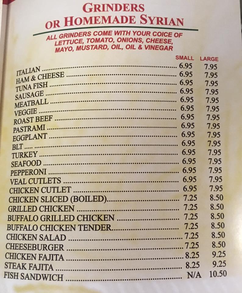 Menu at Family House Of Pizza & Seafood Charlton restaurant, Charlton
