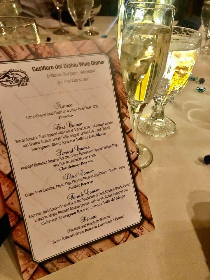 Menu at The Common Man Windham restaurant, Windham