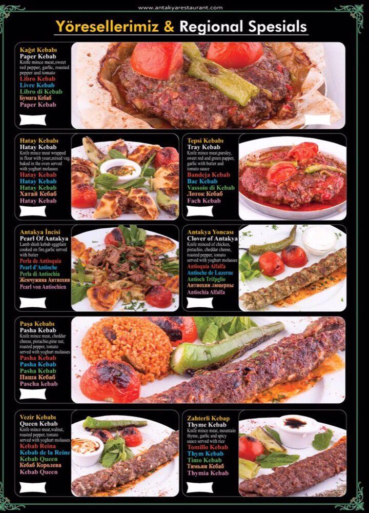 Menu at ANTAKYA RESTAURANT, Istanbul, Divani Ali Sk. No:12