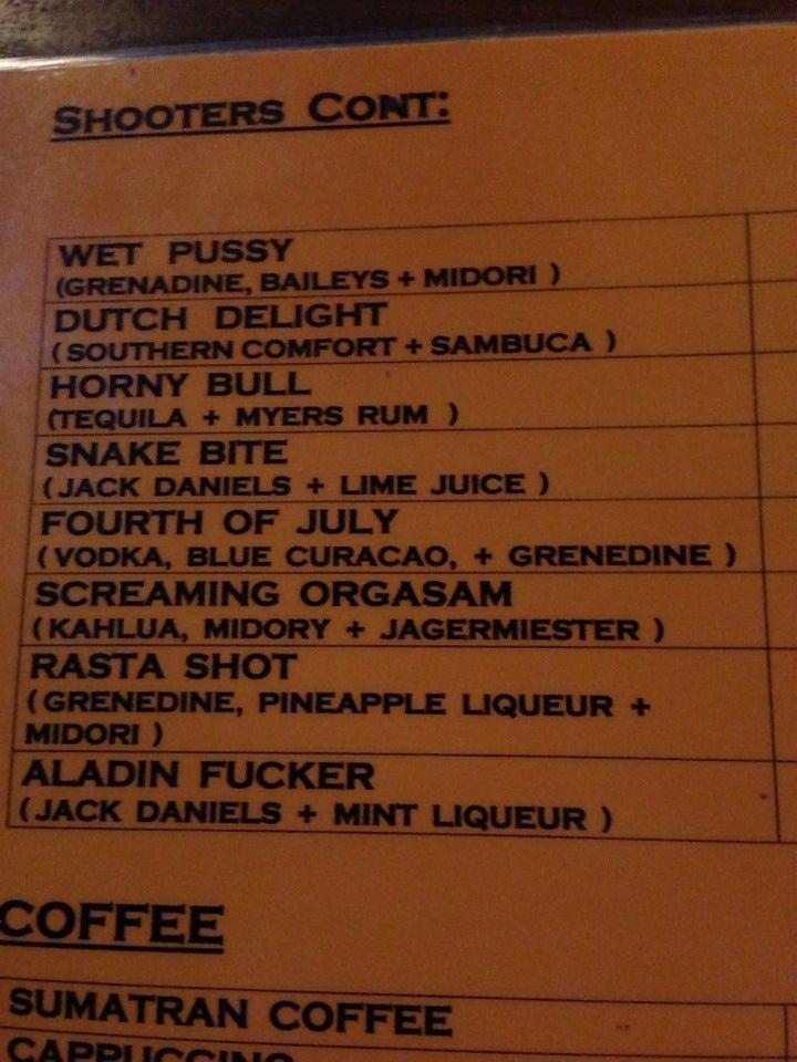 Menu at Linga Longa Bar Sanur, Denpasar