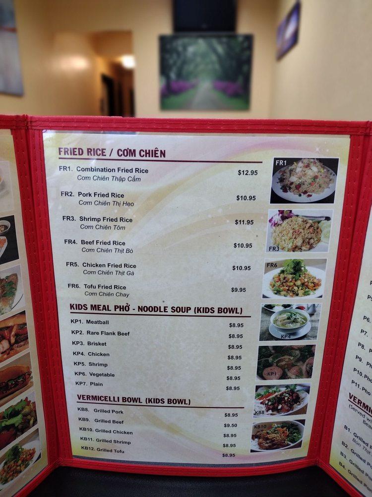 Menu at Pho Plus Vietnamese Restaurant, San Antonio, Austin Hwy suite 103