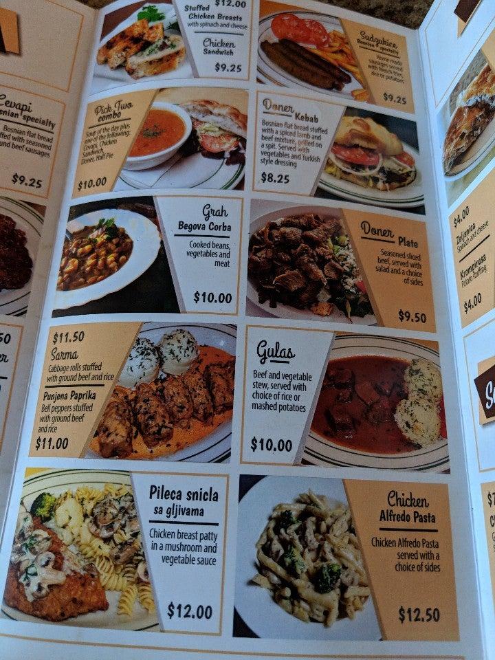 Menu at Berix restaurant, Lemay