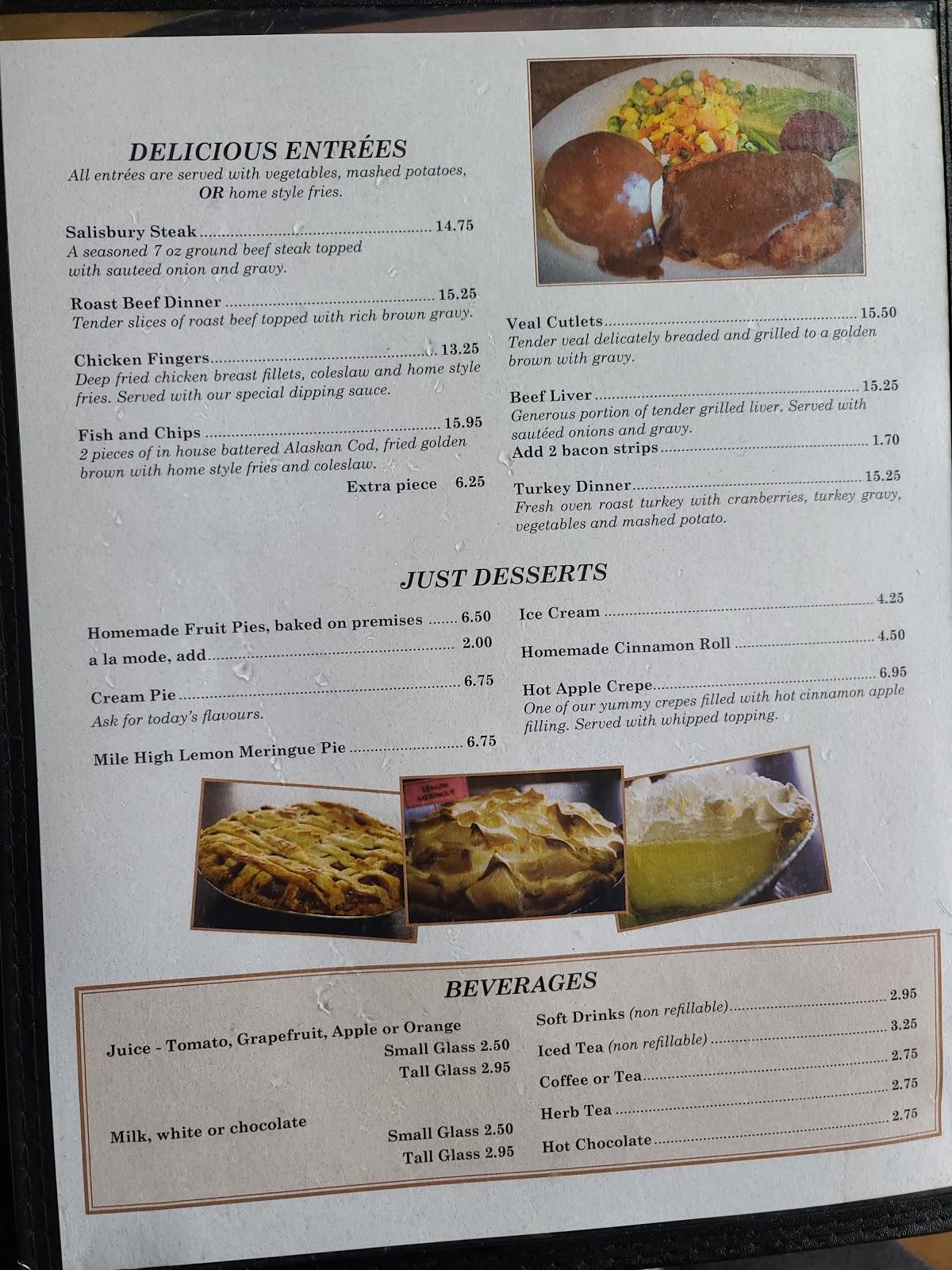 Menu at D'Lanos Family Restaurant, Prince George