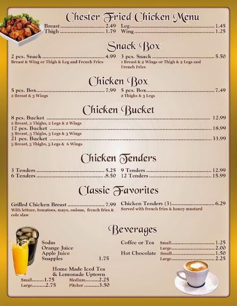 Menu at King's #1 Family Restaurant “Original Kings”, Newark, 361 Lyons Ave