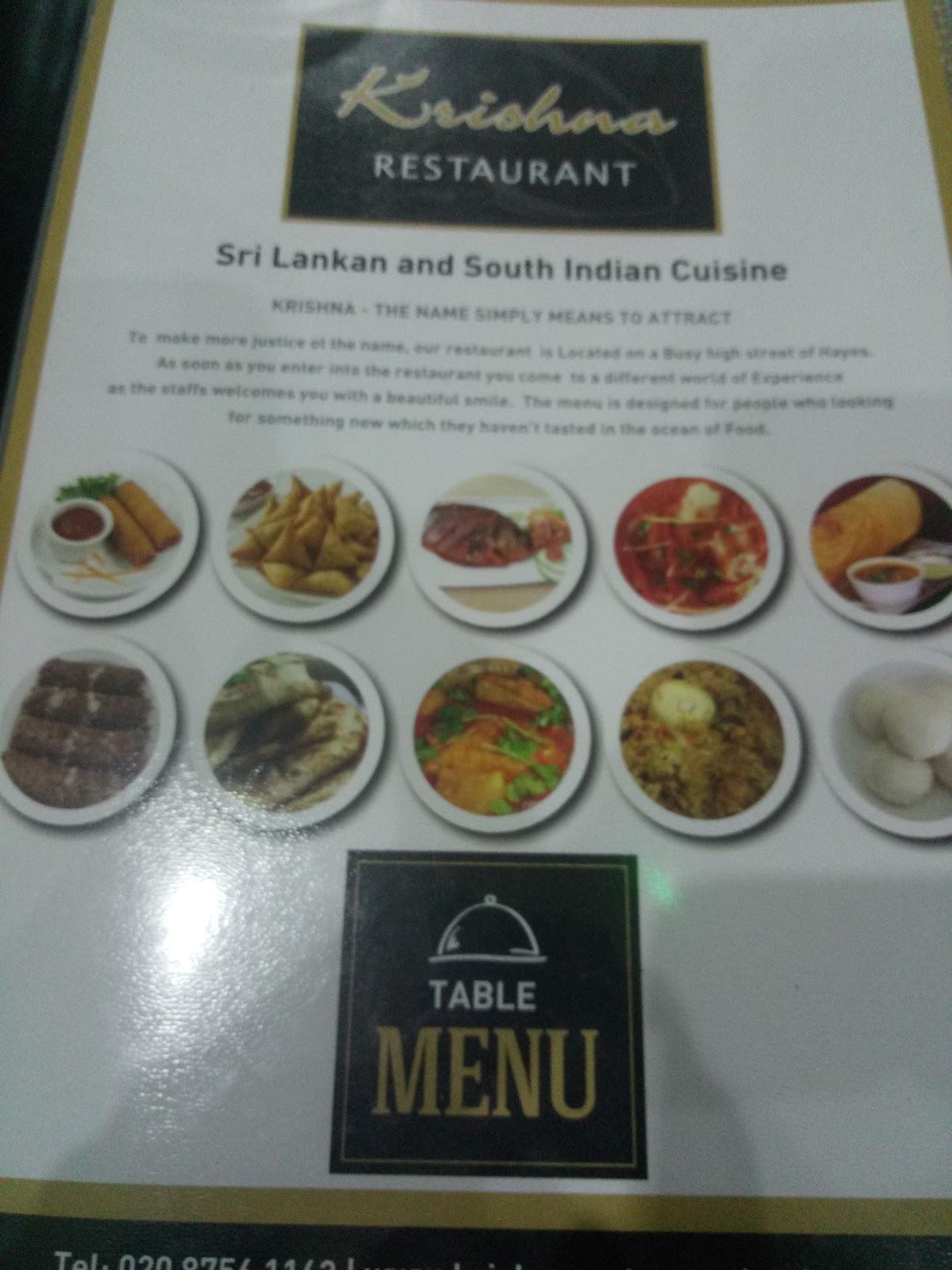 Menu at Coco Kitchens London restaurant, Hayes