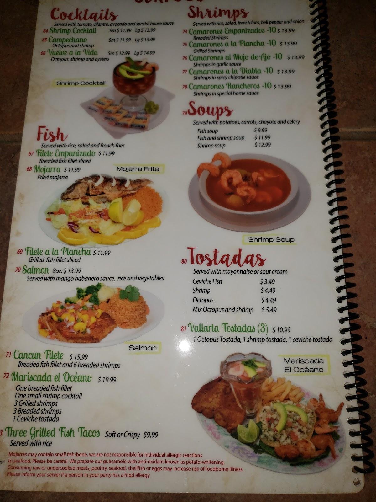 Menu at Jalisco's Mexican Grill Restaurant, Mabank