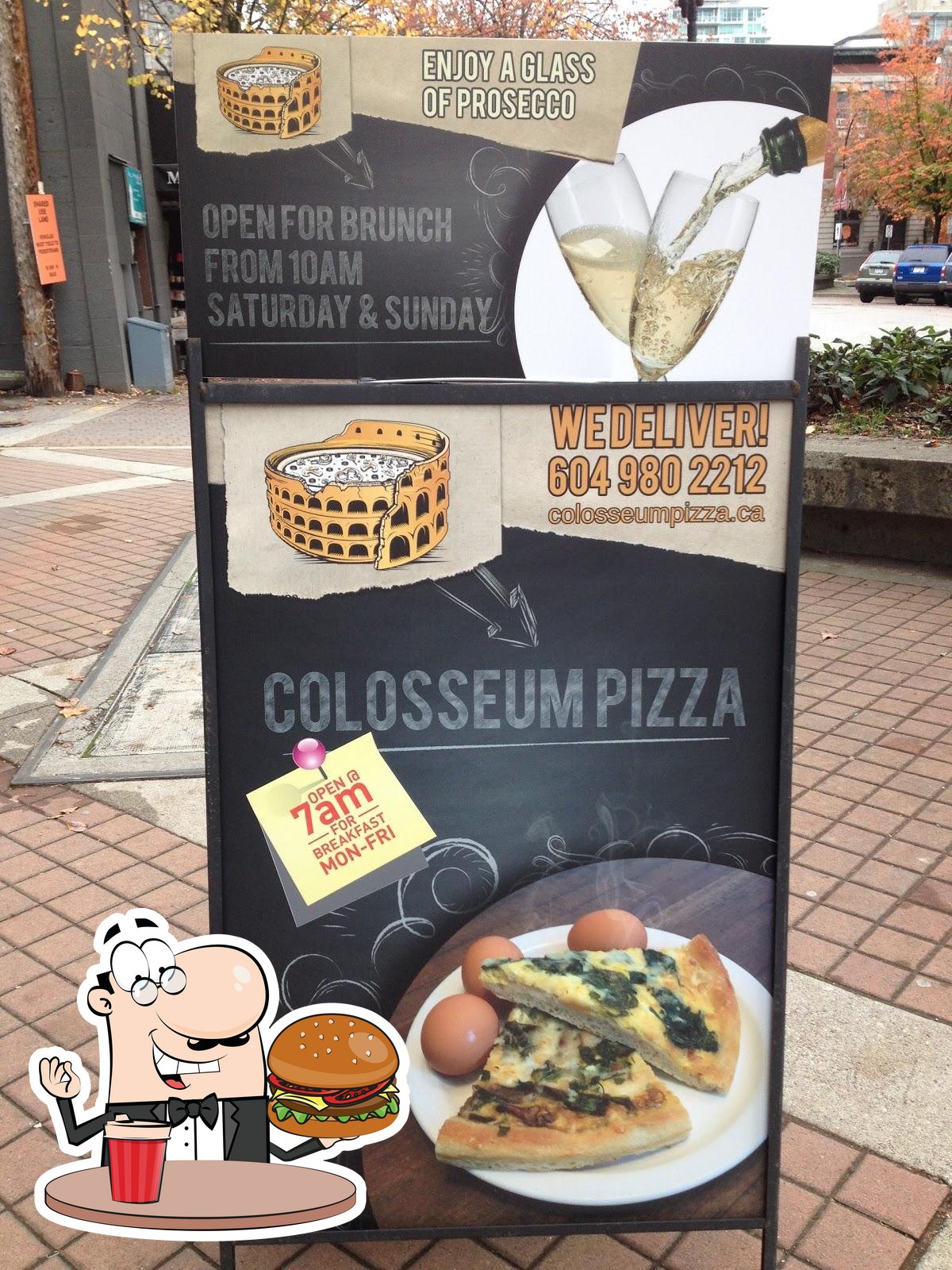 Colosseum Pizza, 107 E 12th St in North Vancouver - Restaurant menu