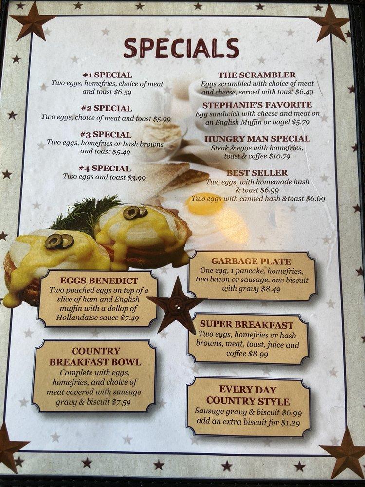 Menu at Stephanie's Family Restaurant, Bath