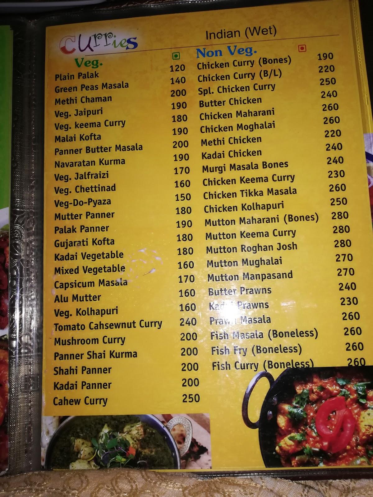 Menu at SweetmagiC mangalagiri, Mangalagiri