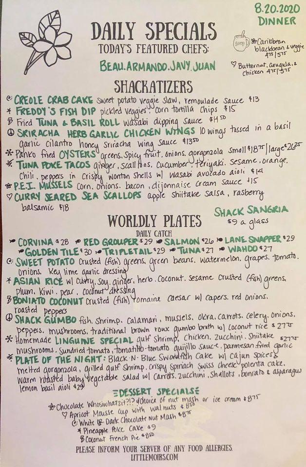 Menu at Maxi's Lineup pub & bar, Jupiter, 103 S US Highway 1 Ste D3