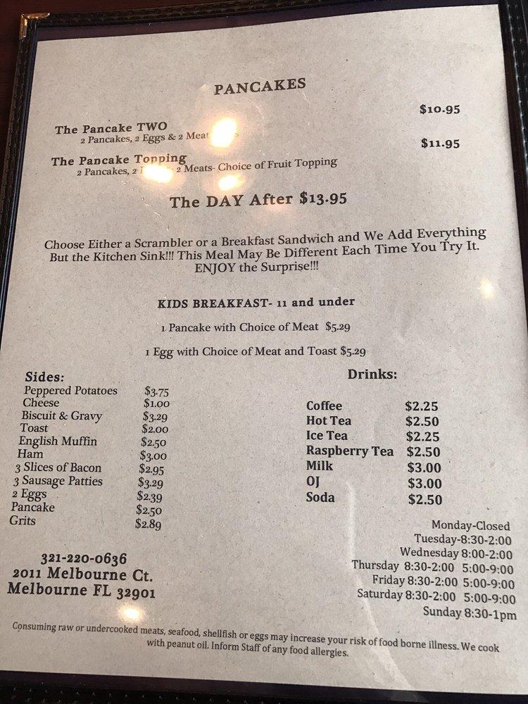 Menu at The Roots Restaurant Tavern, Melbourne