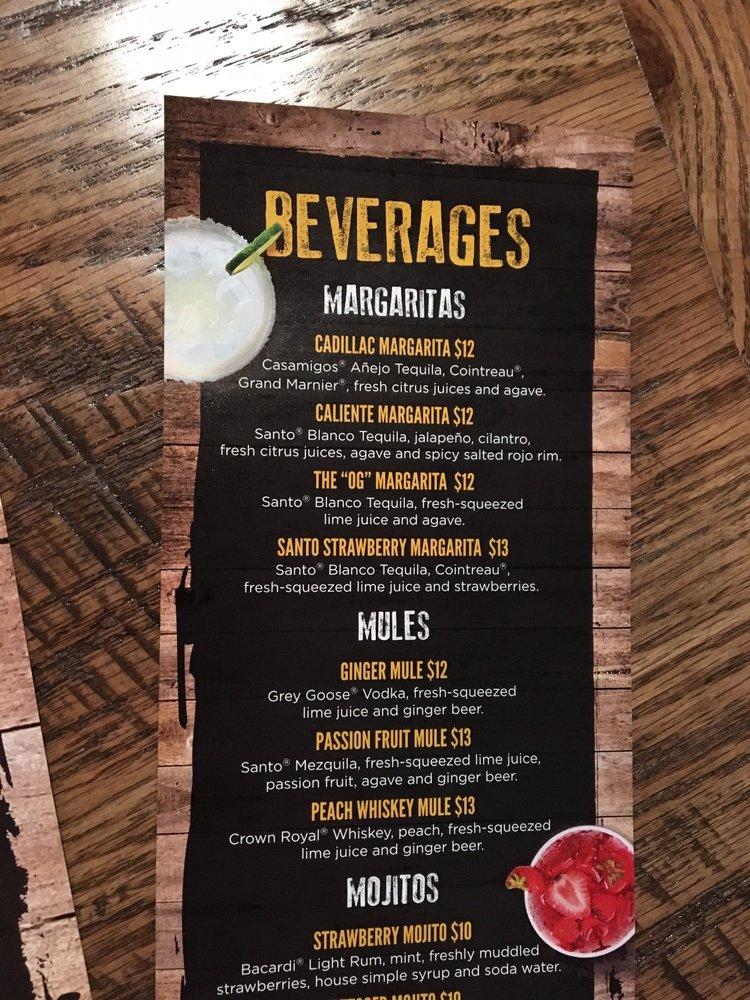 Menu at Guy Fieri's American Kitchen & Bar, Durant