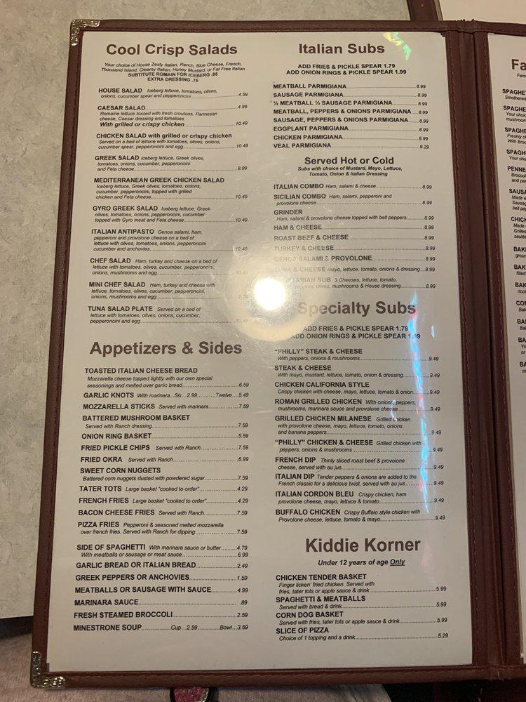 Menu at Wagon Wheel Pizza of Melbourne pizzeria, Melbourne, Lake ...