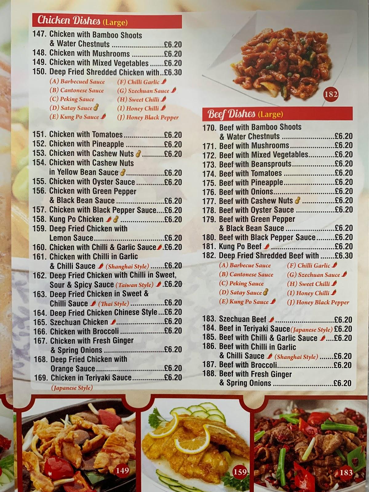 Menu at Classic Canton fast food, Ripley