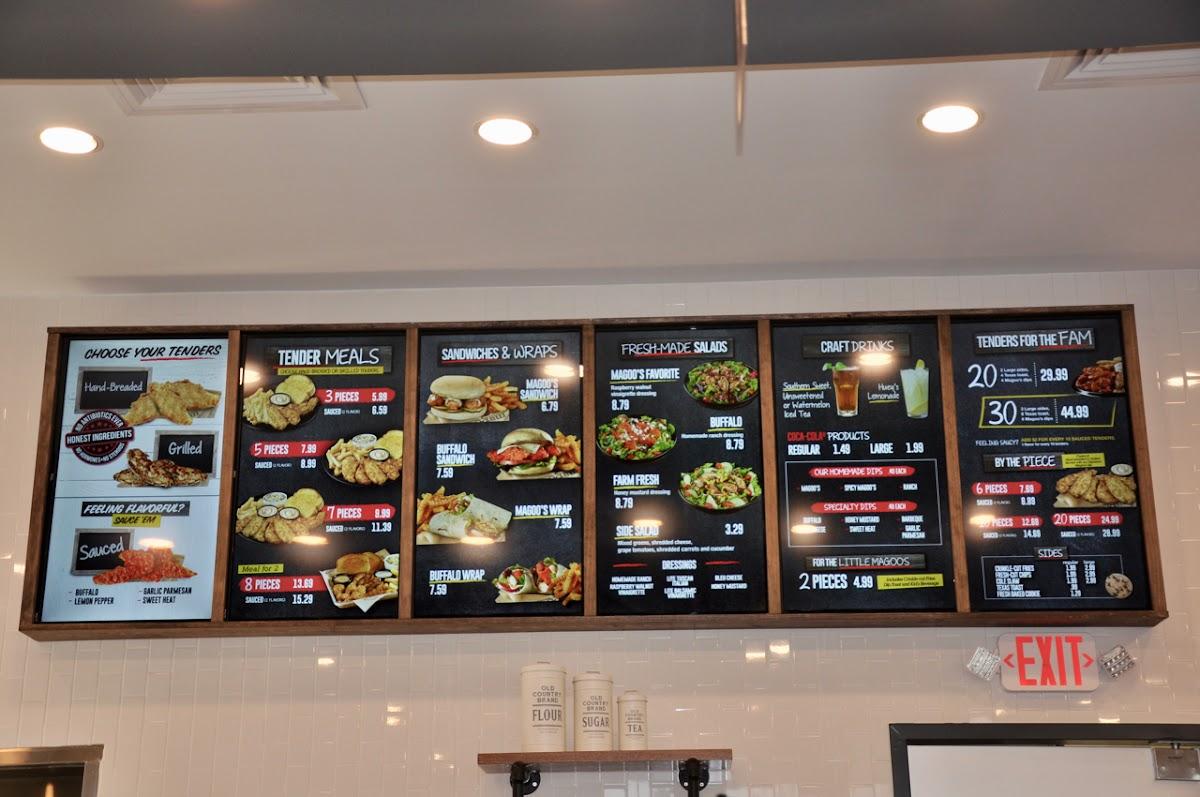 Menu at Huey Magoo's Chicken Tenders fast food, Loganville