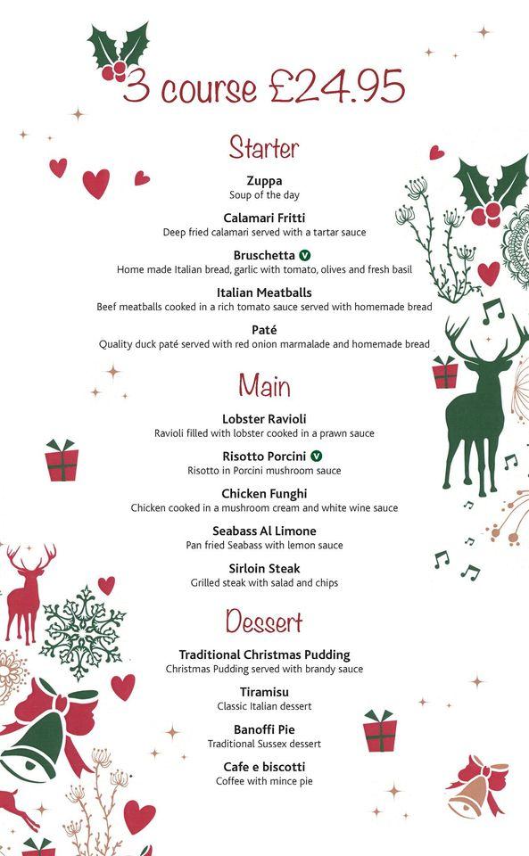 Menu at The Cottage Restaurant, Hailsham