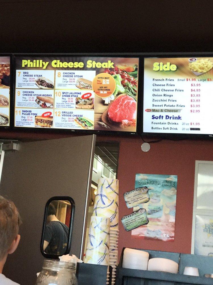 Menu at Chester's Philly Grill restaurant, Aurora, S Chambers Rd