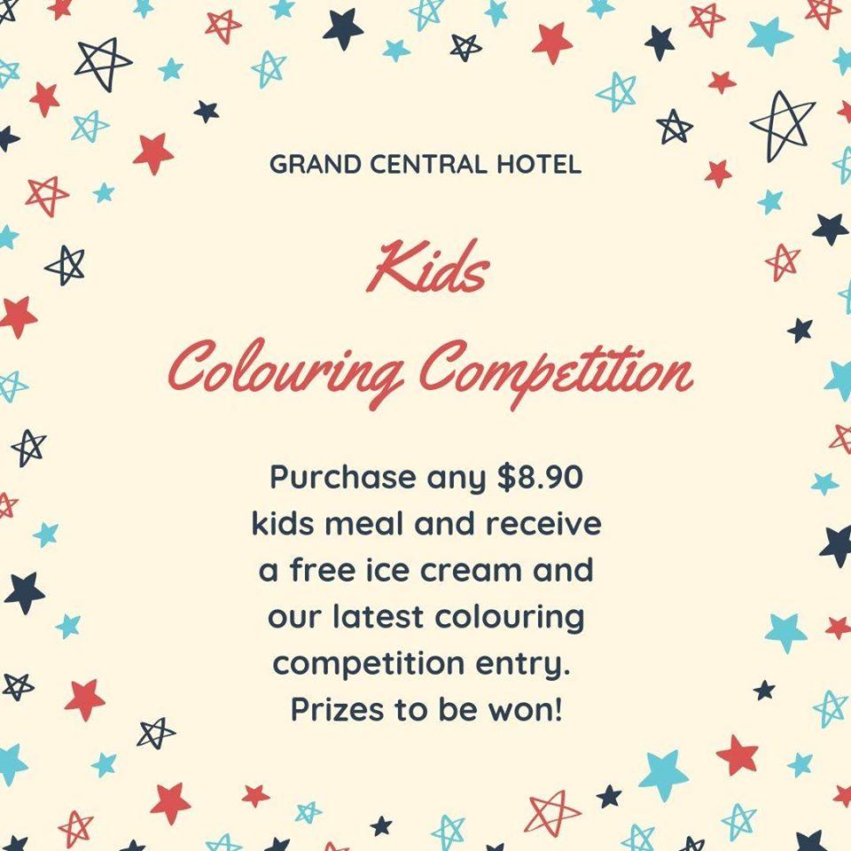 Menu at Grand Central Hotel pub & bar, Hamilton