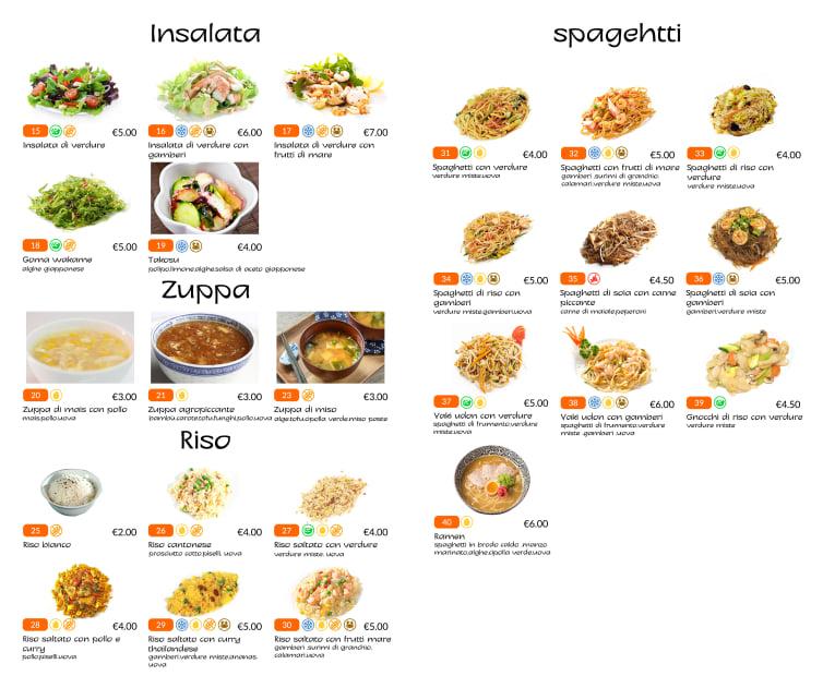 Menu at Kisoro Sushi - Ristorante Giapponese e Cinese, Piano di Coreglia