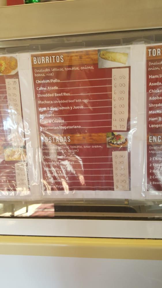 Carta de Amigo Restaurant & Bakery, Fallbrook