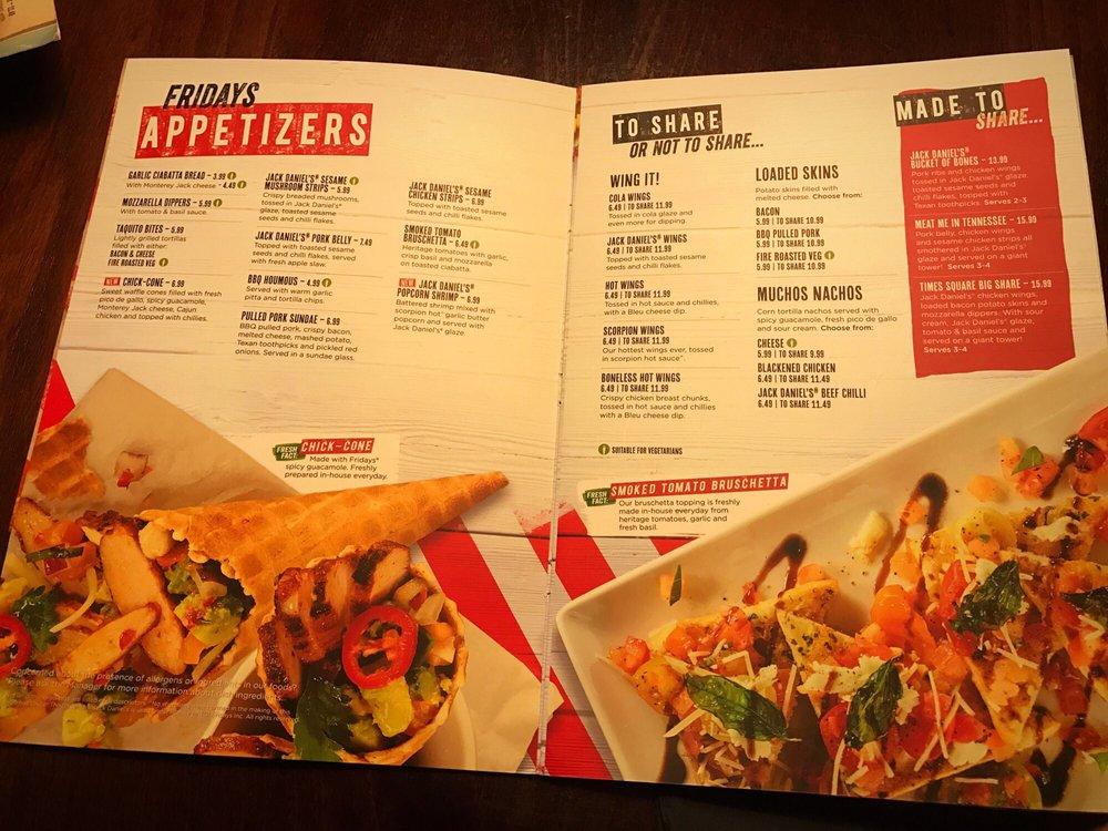 Menu at TGI Fridays - Norwich restaurant, Norwich