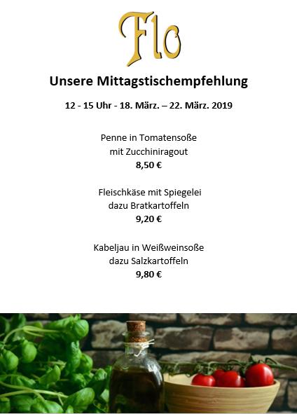 Speisekarte von Café Florian cafe, Weinheim