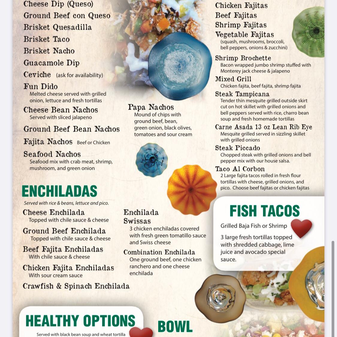 Carta del restaurante Mi Padres Mexican Grill & catering, Baton Rouge ...